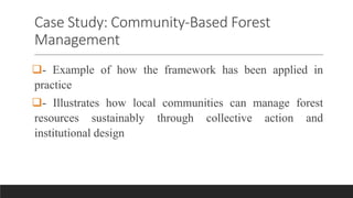 Presentation INSTITUTIONAL ANALYSIS AND DEVELOPMENT FRAMEWORK | PPTX