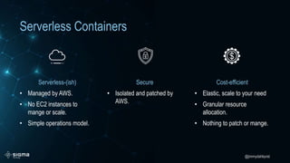 AWS ECS and AWS Fargate demystified: run serverless containers | PPT