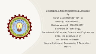 Presentation on coding language name basica | PPT