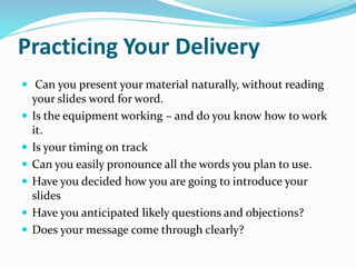 Mastering Presentation Skills for Technical Communication | PPT