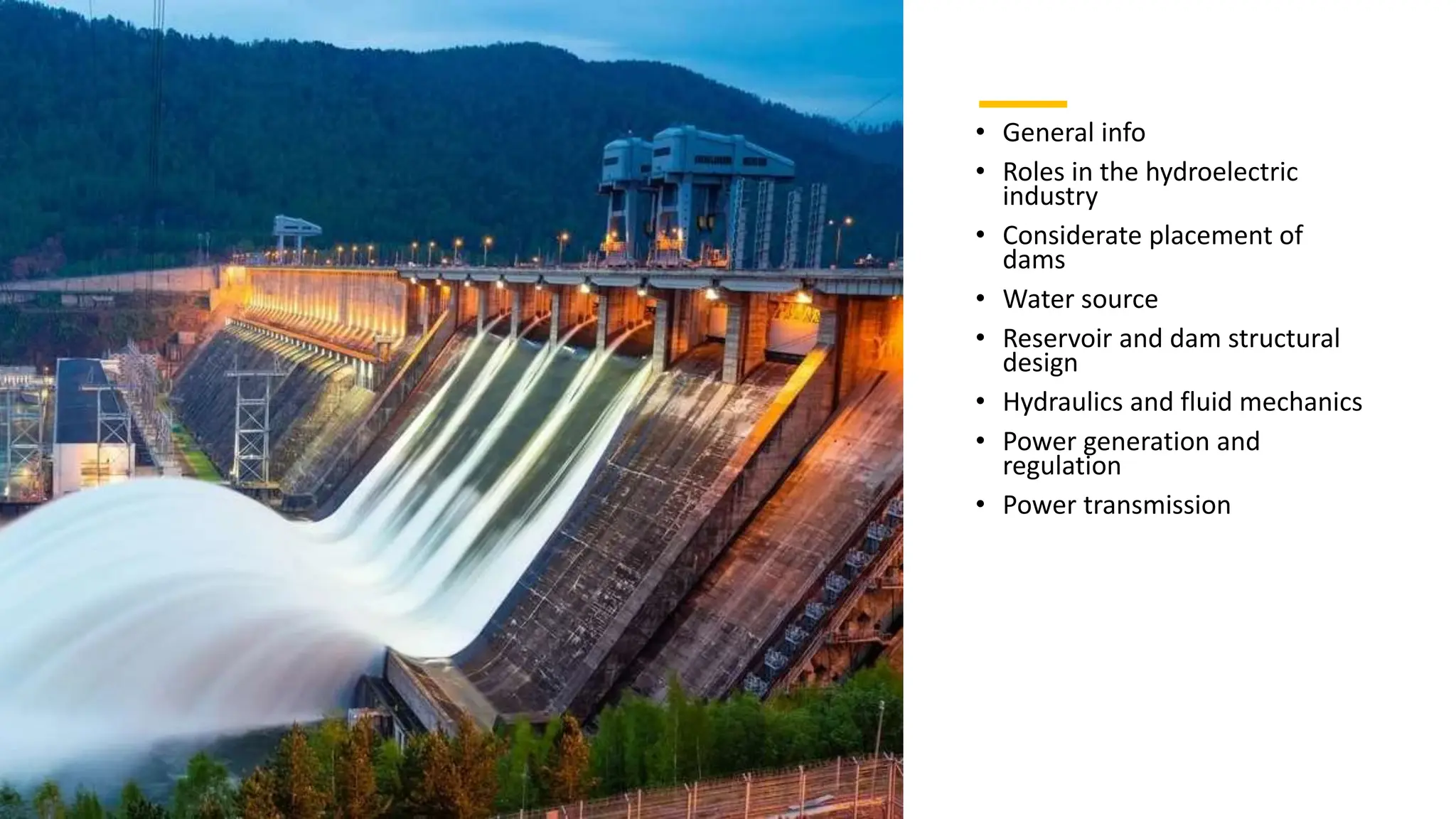 HYDROPOWER - Hydroelectric power generation | PPTX