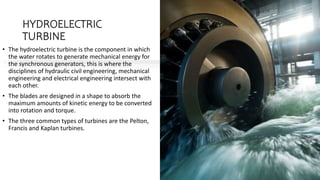 HYDROPOWER - Hydroelectric power generation | PPTX