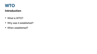 World trade organization slide share in ppt | PPT