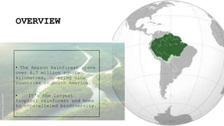 Saving the Amazon Rainforest: Preserving our planet's green lung | PPTX
