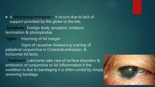 Disease of eyelid ,Anatomy and physiology of eyelid | PPTX