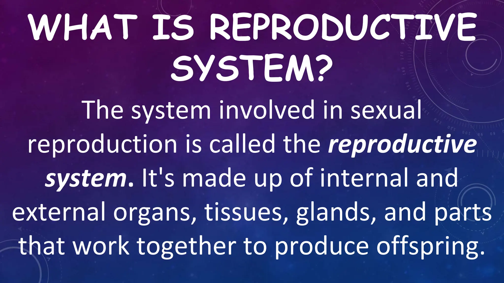 Reproduction system (10 Amazonite) ----- | PPTX