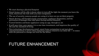 Difference Between Normal & Smart/Automated Home | PPTX
