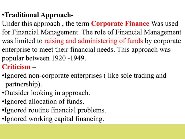 Presentation financial management lecture | PPT