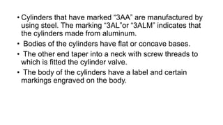 medical gas cylinders ppt medicabfdrtsds | PPTX