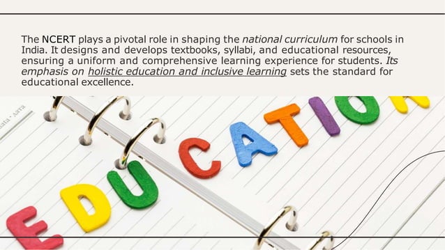 Role of NCERT and SCERT in Indian Education System. | PPTX | Education