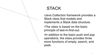 Presentation.pptx on java oops concepts jcf | PPT