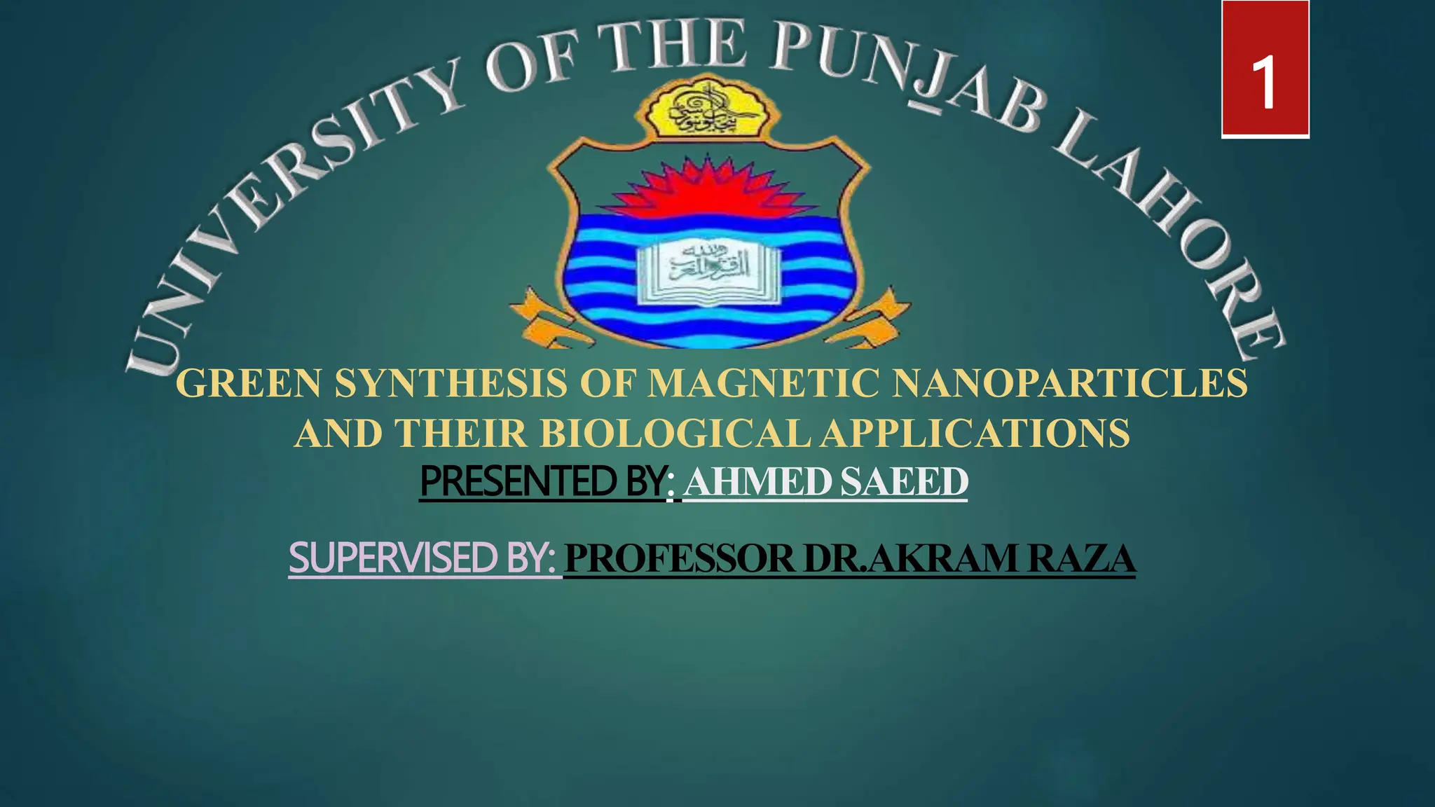 Green Synthesis of Magnetic Nanoparticles and Their Biological ...
