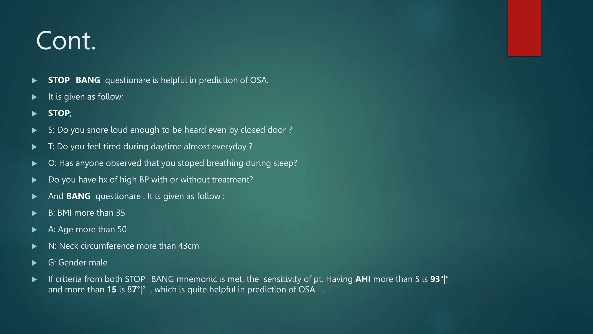 Obstructive sleep apnea (OSA) and Obesity hypoventilation syndrome (OHS ...