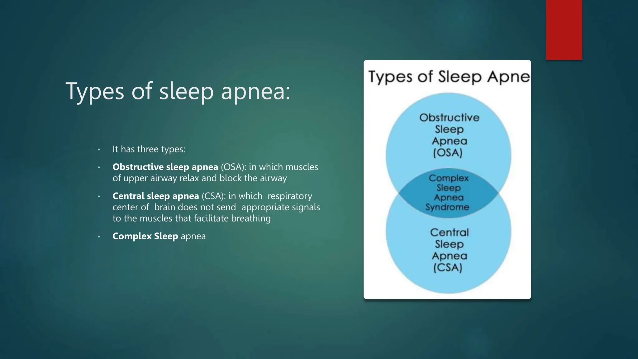 Obstructive sleep apnea (OSA) and Obesity hypoventilation syndrome (OHS ...