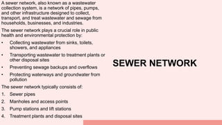 Presentation of sewer and storm water network | PPTX