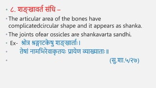 संधि शारीर presentation.pptx rachana sharir | PPT