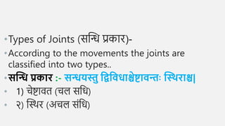 संधि शारीर presentation.pptx rachana sharir | PPT