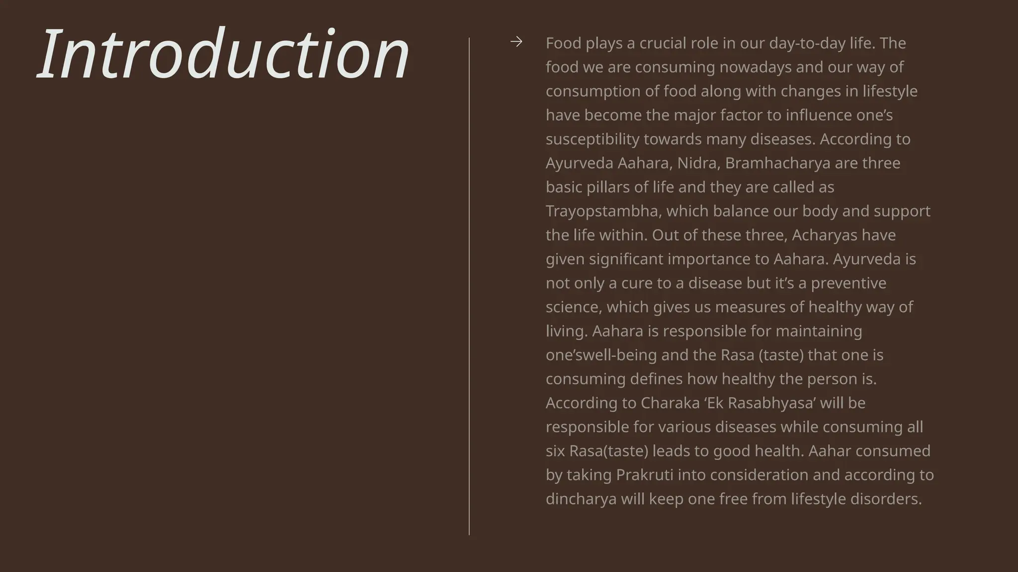 Presentation.pptx Ahaara ayurveda pdf on | PPTX | Hinduism | Religion ...
