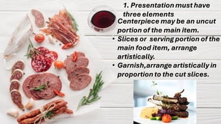 Methods of Presenting Meat Dishes Q4 pdf | PDF