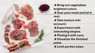 Methods of Presenting Meat Dishes Q4 pdf | PDF