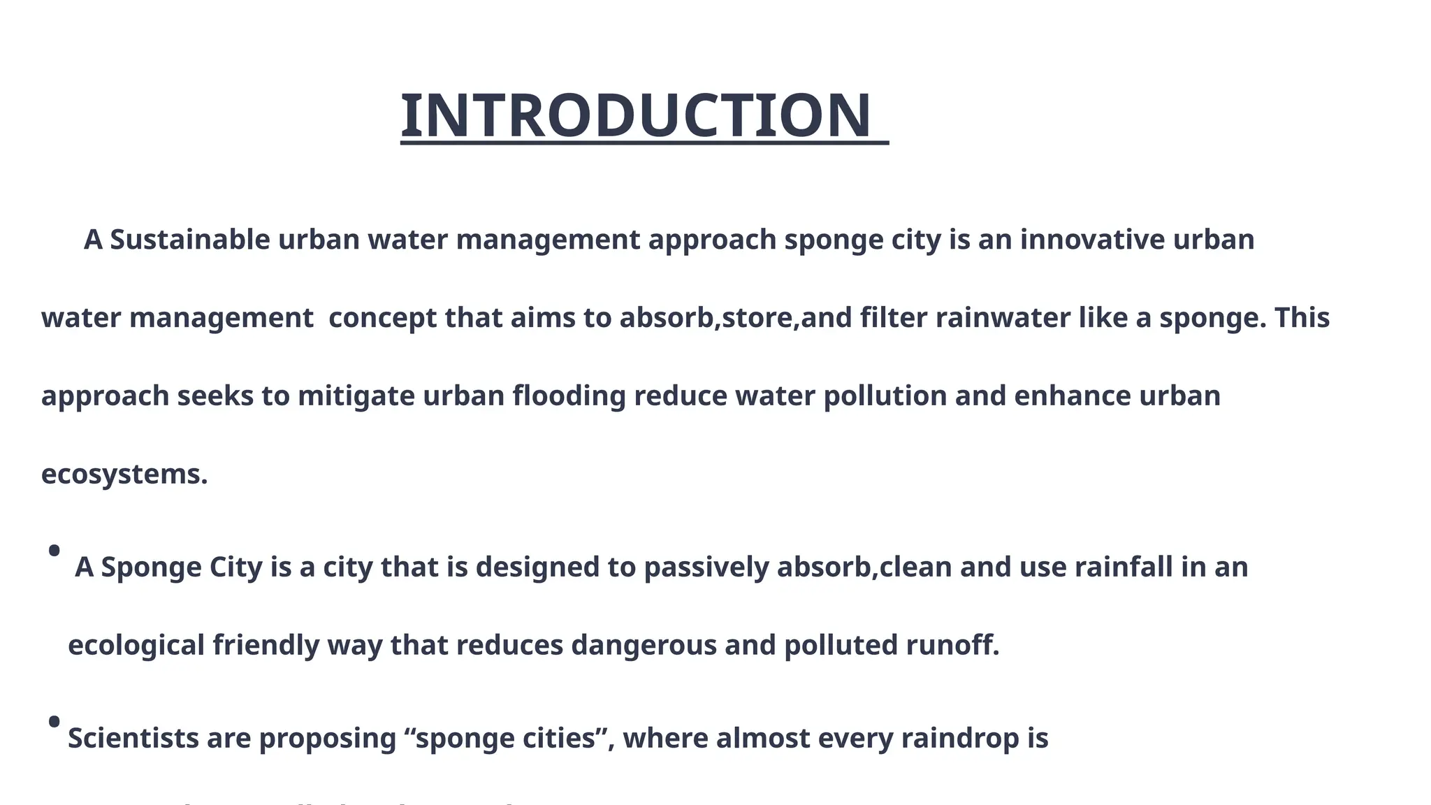 presentation ...pptx Sponge City By CE Student | PPTX