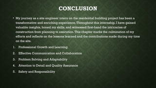 Site engineer internship report presentation.pptx