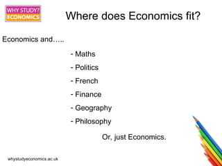 Why study economics? Awareness of economics | PPT