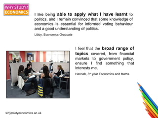 Why study economics? Awareness of economics | PPT