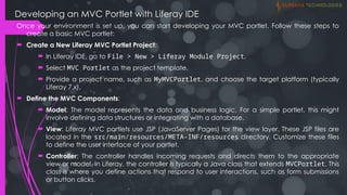 Liferay MVC Portlet Development with Liferay IDE | PPT | Free Download