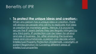 Importance of Intellectual Property law.pptx | Business | Business and ...