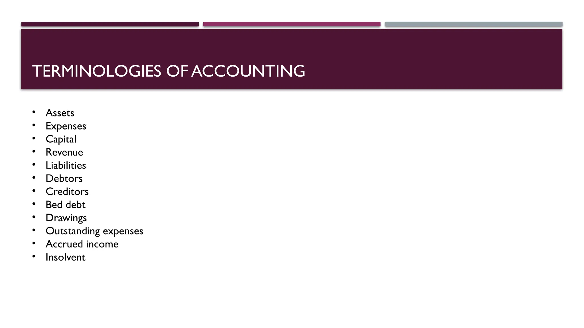 Accounting and Basic terminologies of accounting | PPT