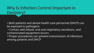 Presntation of infqction control in destry | PPTX | Infectious Diseases ...