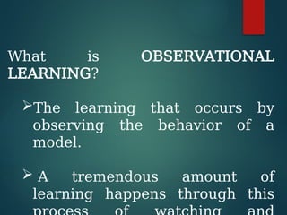 PRESENTATION observation learning cpppgs | PPT