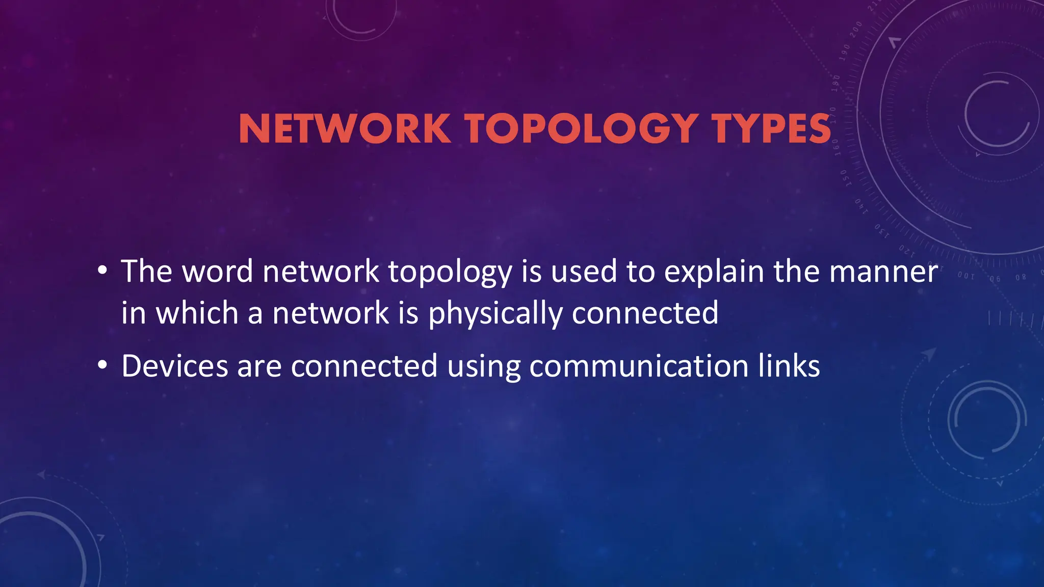Pedagogy of computer science - presentation on network topology types | PDF