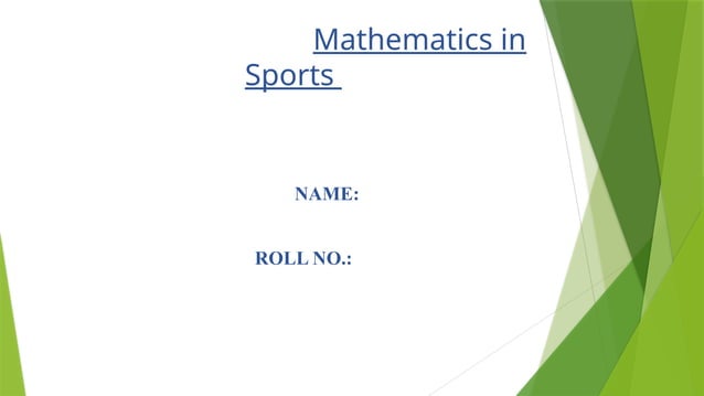 math in sports .............................Presentation.pptx | Sports