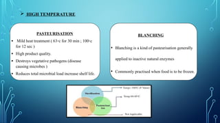 HURDLE TECHNOLOGY AND ITS EFFECTS ON MICROBIAL GROWTH | PPTX