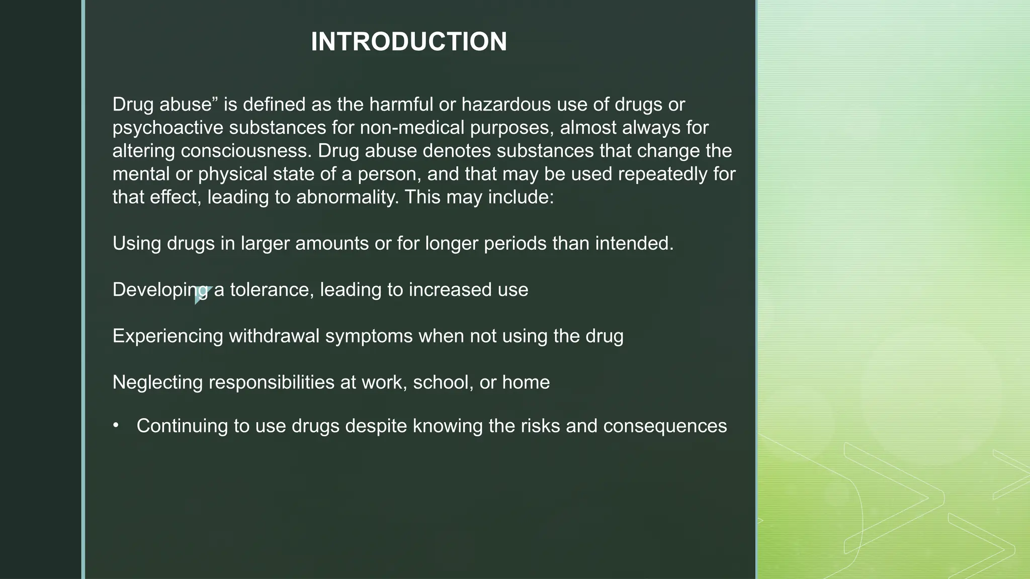 Drug abuse Drug abuse Drug abuse Drug abuse | PPTX