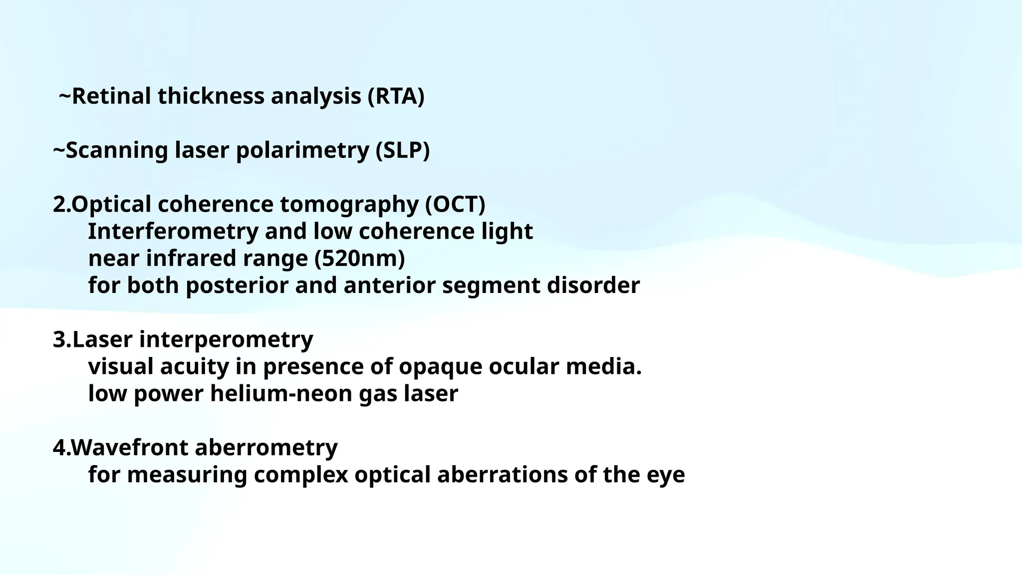 Uses of lasers in ophthalmology and it's importance | PPT