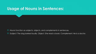 Presentationonnounforclassvilessonplan.pptx