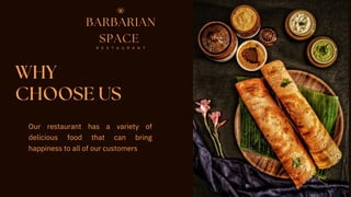 BARBARIAN SPACE RESTAURANT IS THE TOP RESTAURANT IN TRIVANDRUM | PDF