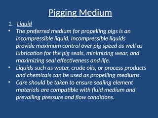 Presentation on Pipeline Pigging and Pig Trap | PPTX