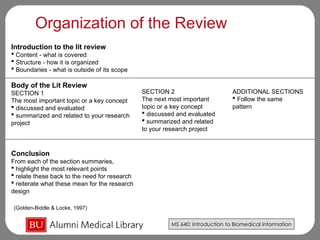 PRESENTATION ON HOW TO WRITE A LITERATURE REVIEW.ppt