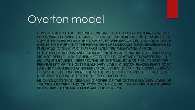 different types of plasma membrane model | PPTX