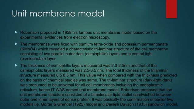 different types of plasma membrane model | PPTX