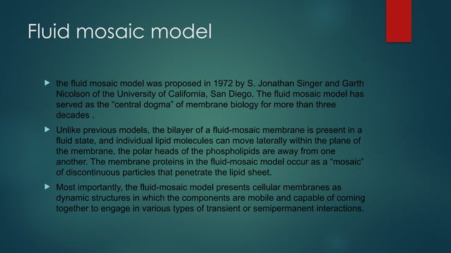 different types of plasma membrane model | PPTX