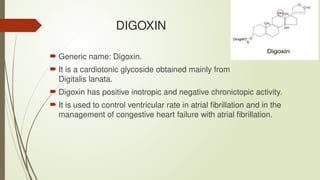 Pharmacognosy of Digitalis: Cardiac Glycosides and Their Therapeutic ...