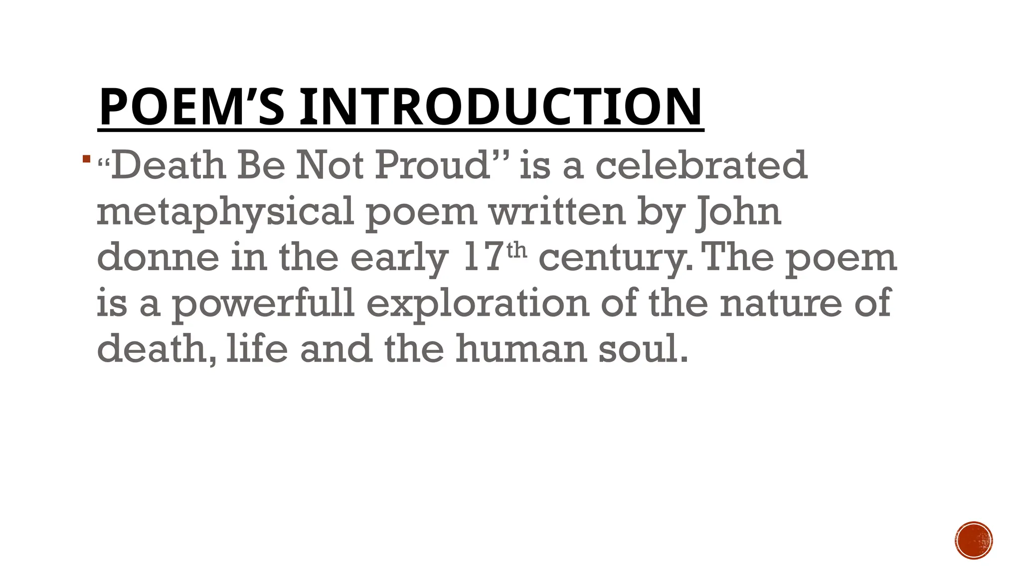 DEATH TO BE NOT PROUD ON Presentation.pptx