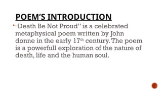 DEATH TO BE NOT PROUD ON Presentation.pptx