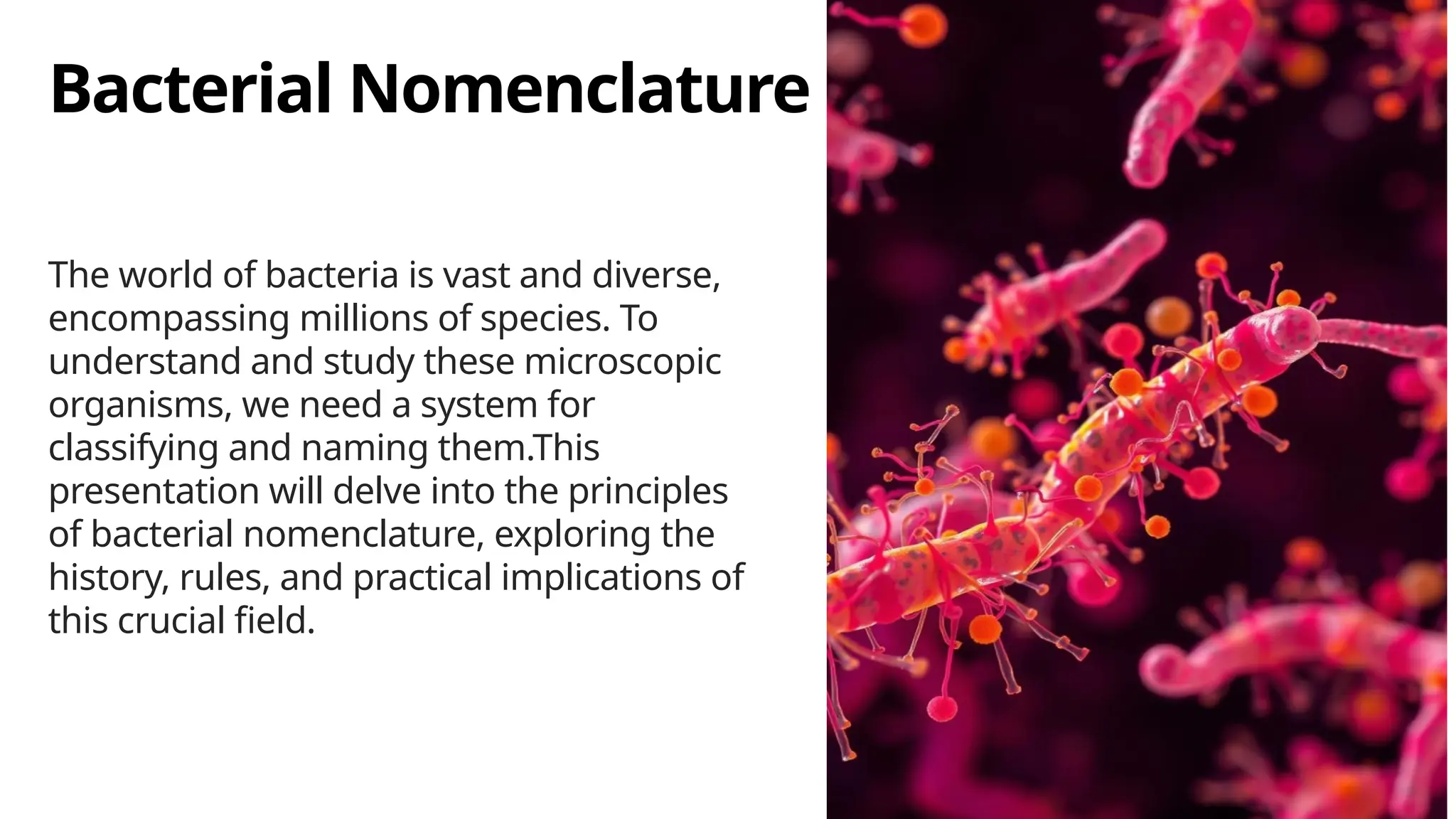 Nomenclature and classification of microorganisms | PPTX