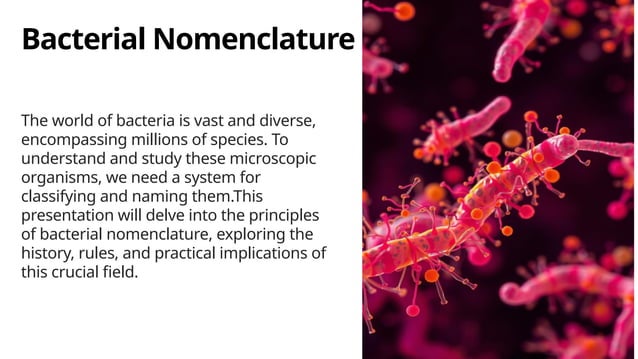 Nomenclature and classification of microorganisms | PPT
